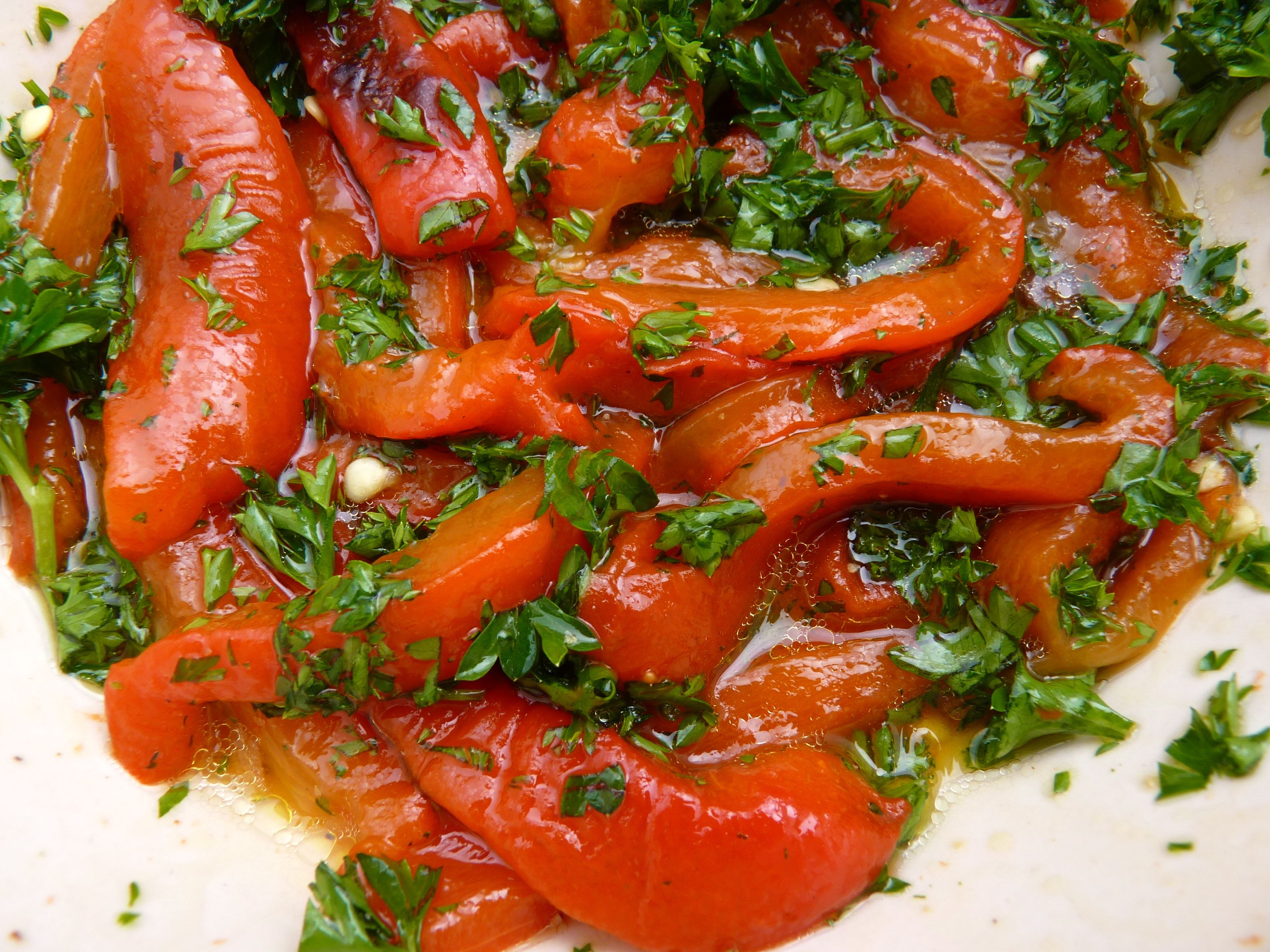 Marinated peppers - The Ordinary Cook